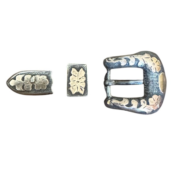 Vintage | Accessories | Gorgeous Vintage Sterling Silver Engraved Belt ...